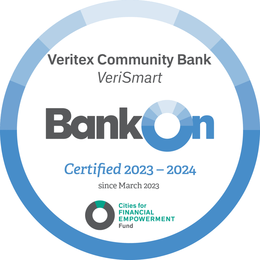 Personal Checking » Veritex Community Bank